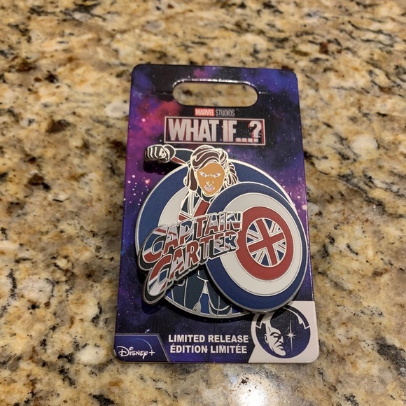 Marvel | Jewelry | Marvel What If Captain Carter Pin | Poshmark